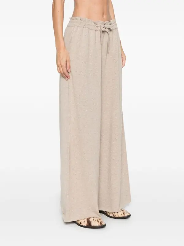 JIL SANDER Drawstring-waist Cashmere Trousers