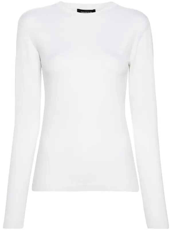 Fabiana Filippi Fine-knit Sweater - White