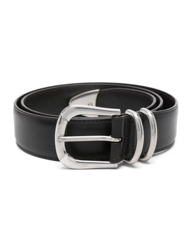 THE ROW Leather Belt - Brown