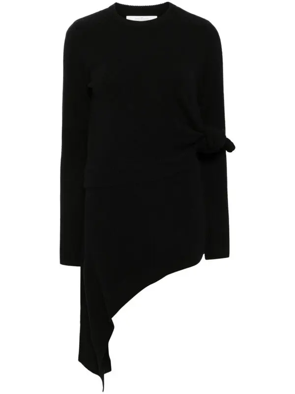 Rokh Asymmetric Knitted Dress