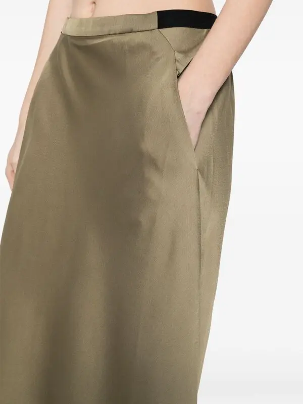 Christopher Esber Front Pocket Bias Maxi Skirt