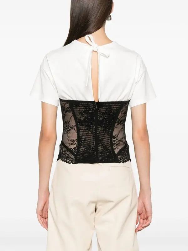 Giuseppe Di Morabito Corset-detail T-shirt