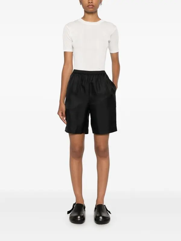 Loulou De Saison Zinia Twill Shorts - Black