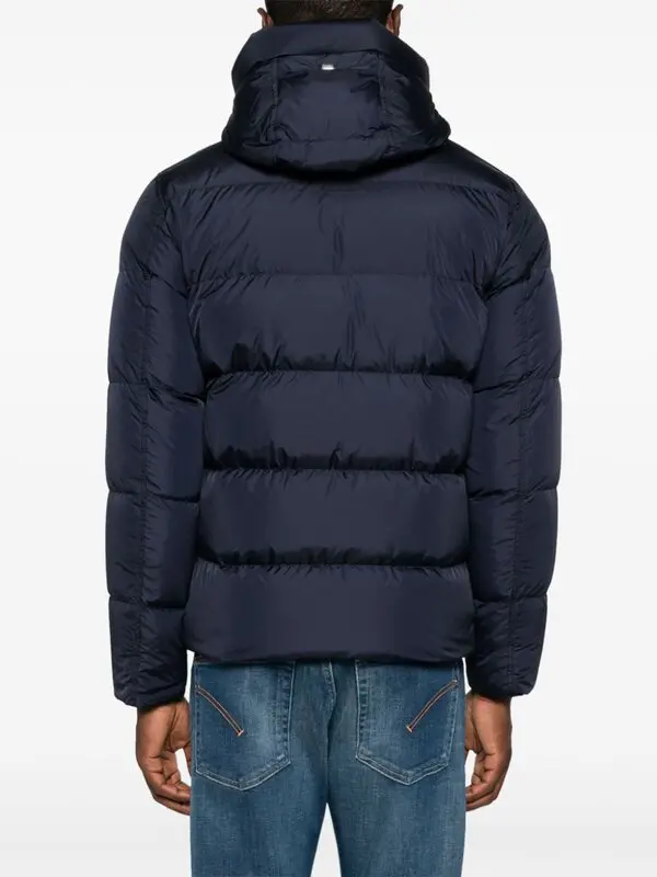 Herno Hooded Puffer Jacket - Blue
