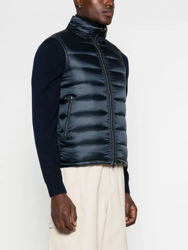 Herno Reversible Goose Down Gilet - Blue
