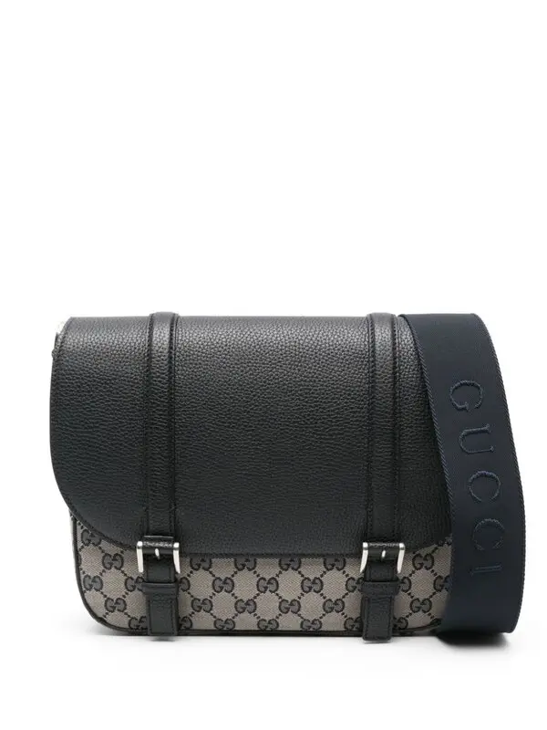 Gucci Gg Canvas Crossbody Bag - Blue