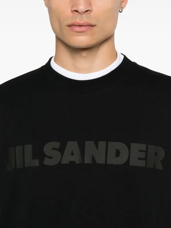 JIL SANDER Logo-print T-shirt - Black