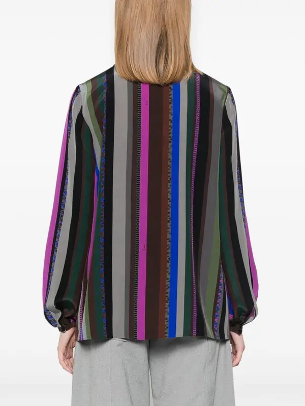 Emilio Pucci Silk Georgette Crepe Blouse