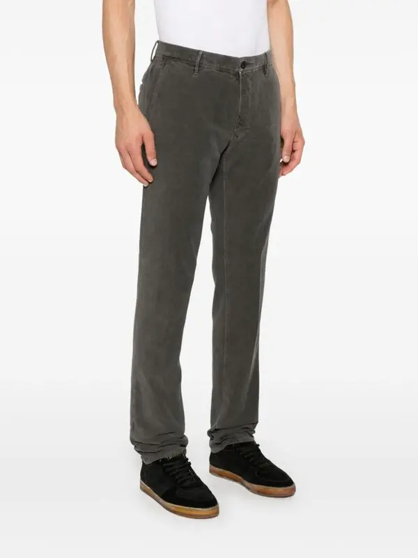 Incotex Slim-cut Chino Trousers - Grey