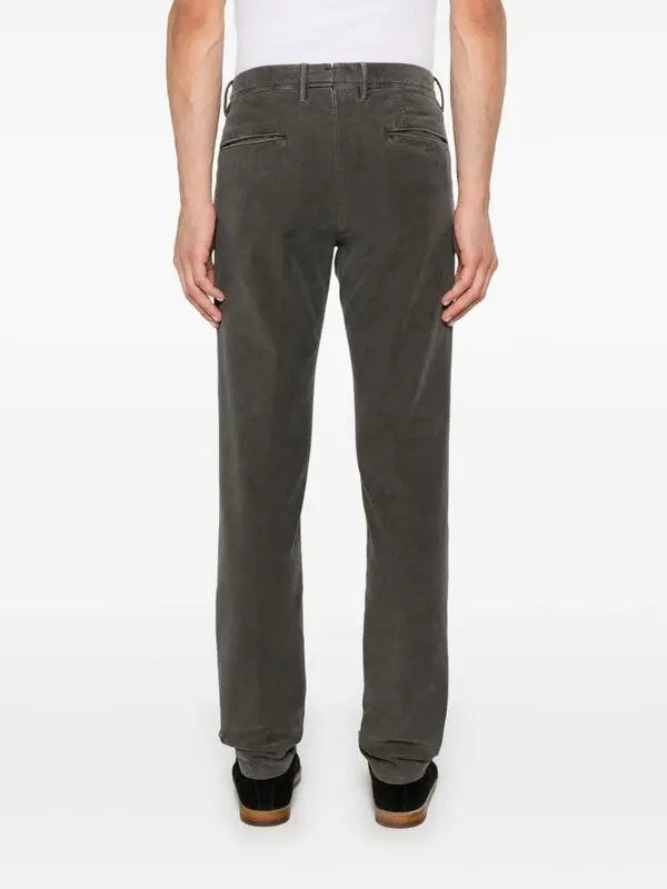 Incotex Slim-cut Chino Trousers - Grey