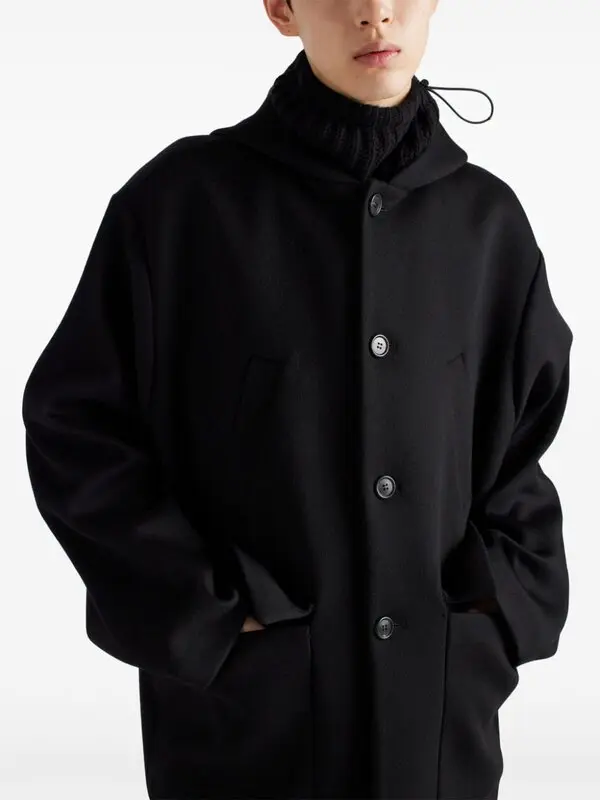 Prada Cashmere Hooded Jacket