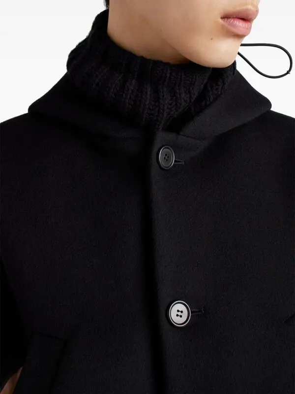 Prada Cashmere Hooded Jacket