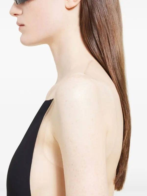 COURREGES Illusion Bodysuit - Black