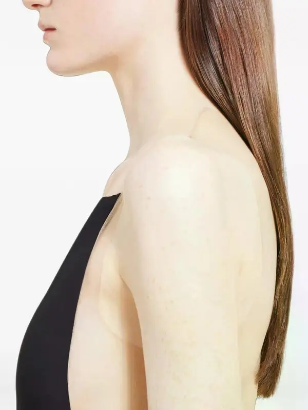 COURREGES Illusion Bodysuit - Black