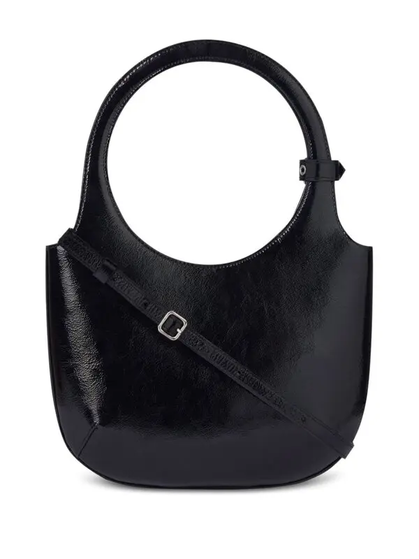 COURREGES Holy Leather Tote Bag - Black
