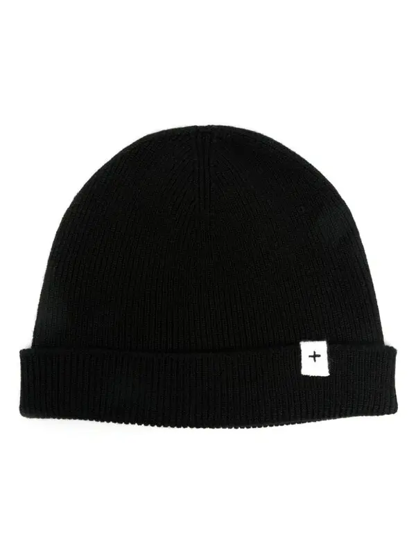 JIL SANDER Fine-knit Beanie - Black