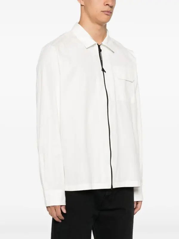 C.P. COMPANY Zip-up Gabardine Overshirt