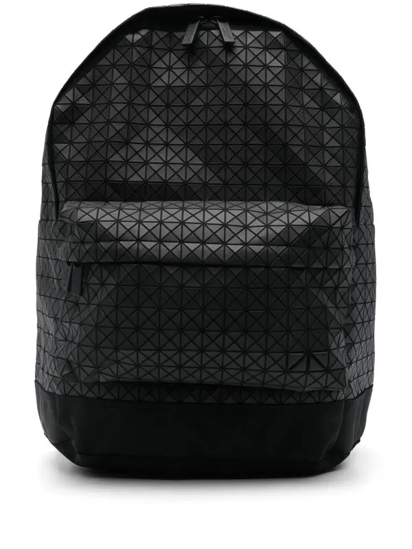 Issey Miyake Geometric Panelled Backpack - Black