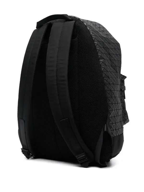 Issey Miyake Geometric Panelled Backpack - Black
