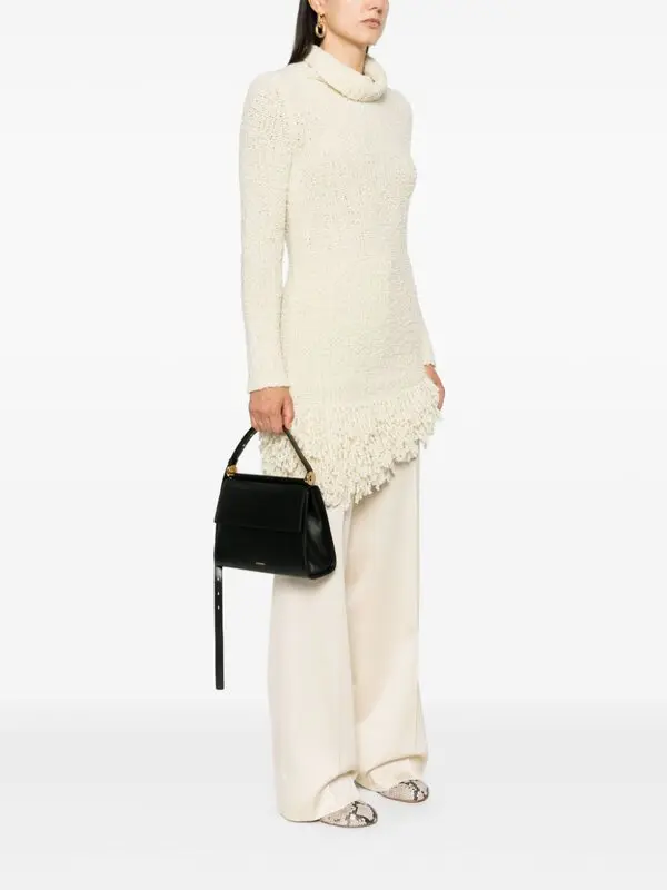 JIL SANDER Leather Shoulder Bag