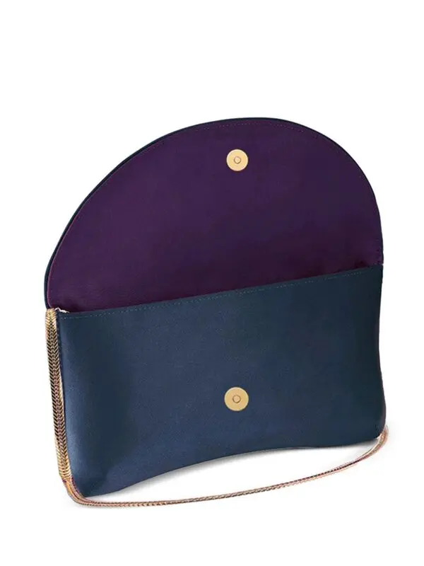 Shanghai Tang Knot-detail Clutch - Blue