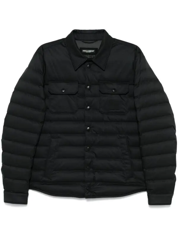 Dolce & Gabbana Logo-patch Puffer Jacket