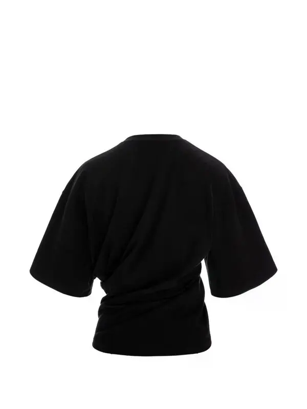 SEEN USERS Suspended-rose Asymmetrical T-shirt