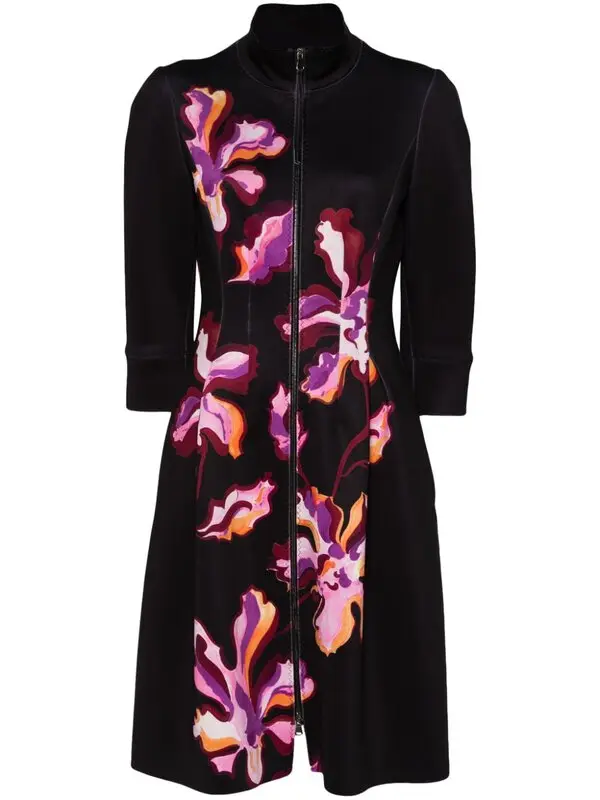 Dorothee Schumacher Flame Flower Midi Dress