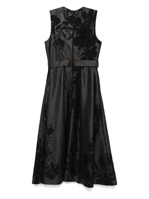 Elie Saab Floral-embroidered Maxi Dress