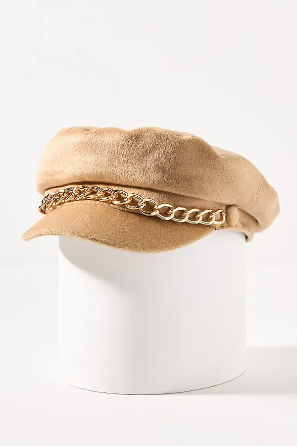Eugenia Kim Mara Cashmere Newsboy Cap - Bronze