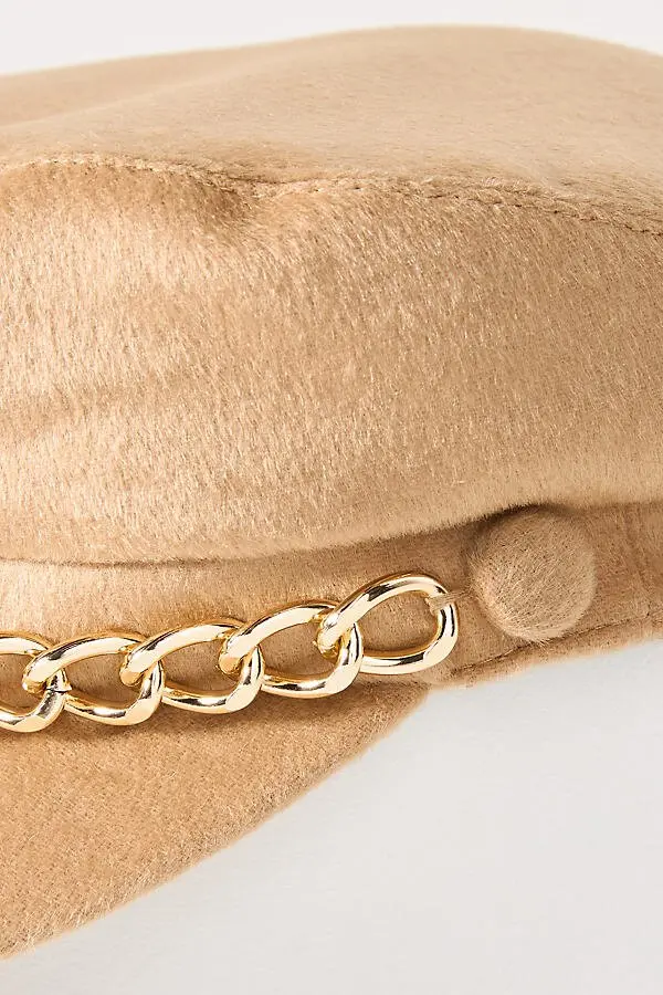 Eugenia Kim Mara Cashmere Newsboy Cap - Bronze