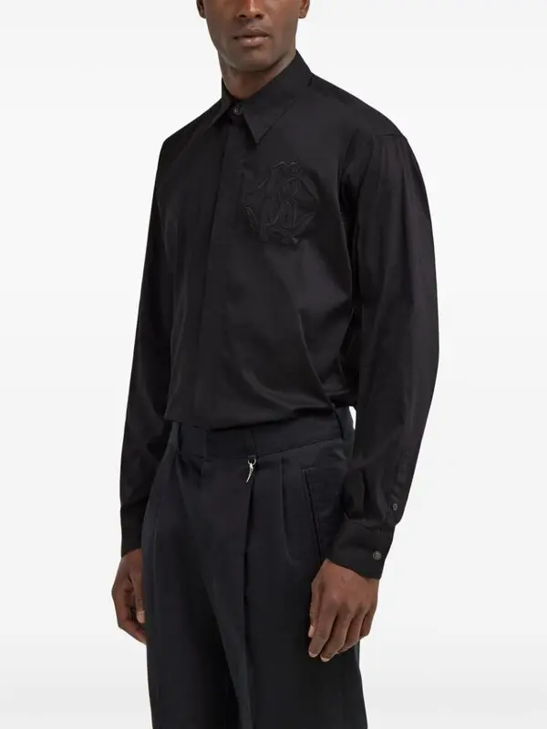 Roberto Cavalli Embroidered-logo Shirt