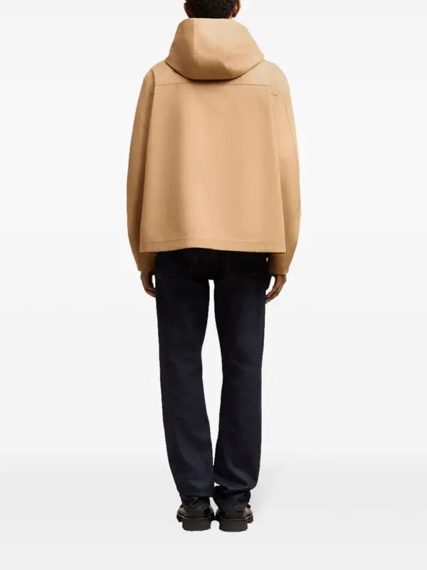 Ami Zip-up Hooded Cotton Jacket