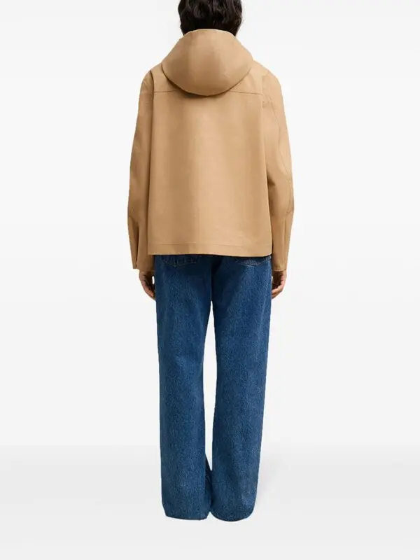 Ami Zip-up Hooded Cotton Jacket