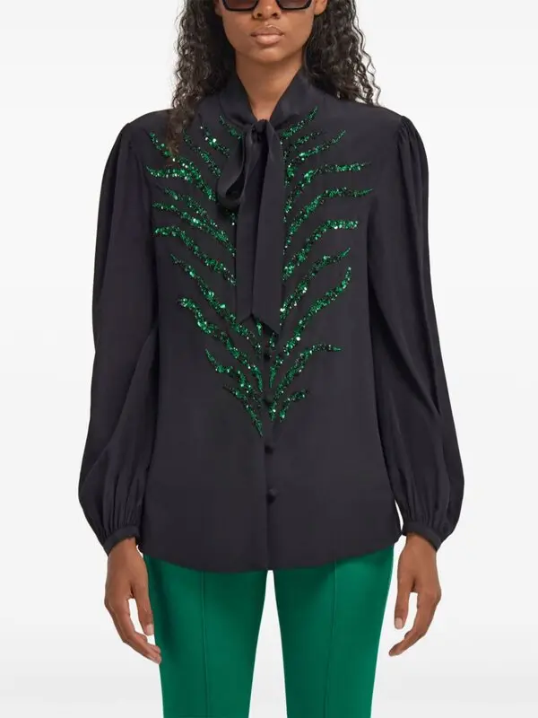Roberto Cavalli Sequin-embellished Blouse