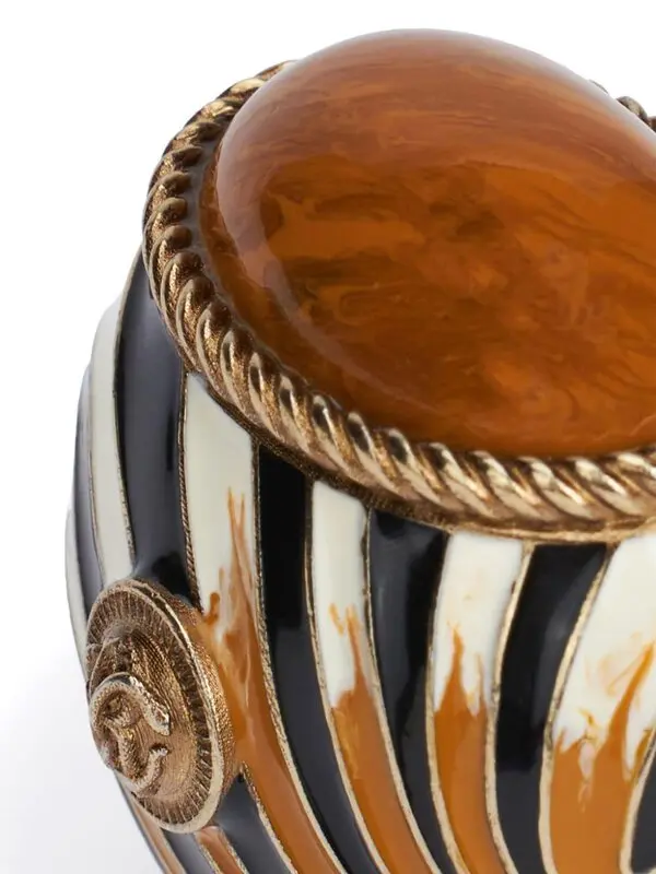 Roberto Cavalli Enameled Metal Ring