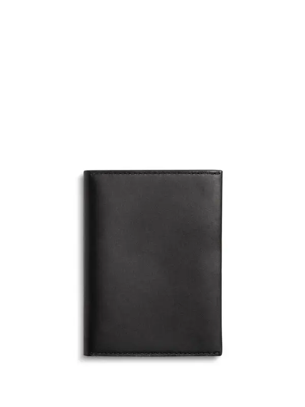 Shinola Leather Passport Holder - Black