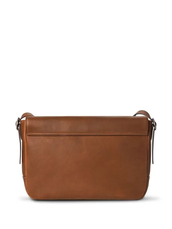 Shinola Runwell Leather Messenger Bag - Brown