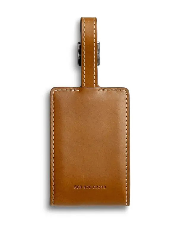 Shinola Leather Luggage Tag