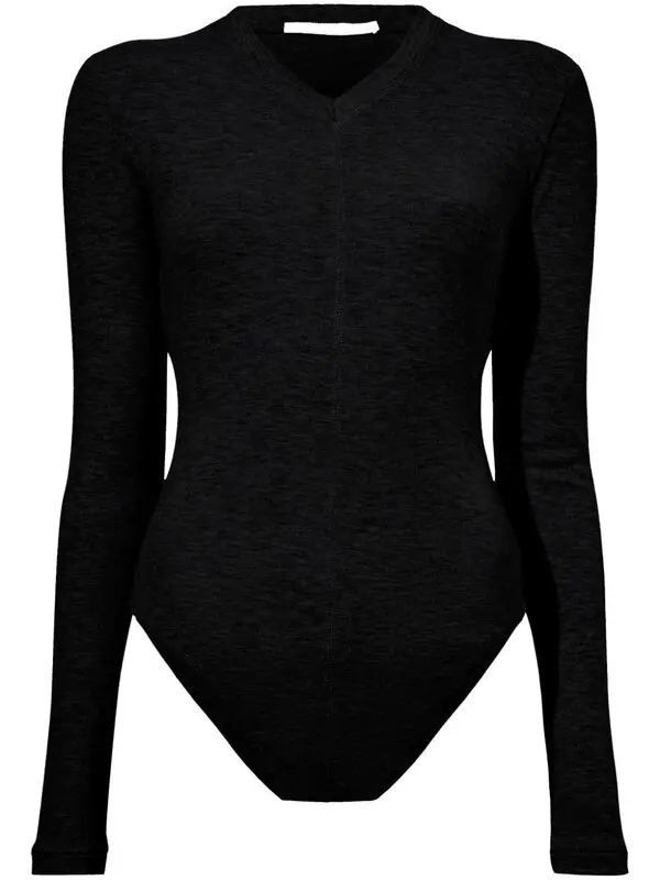 Proenza Schouler White Label Delaney Bodysuit - Black