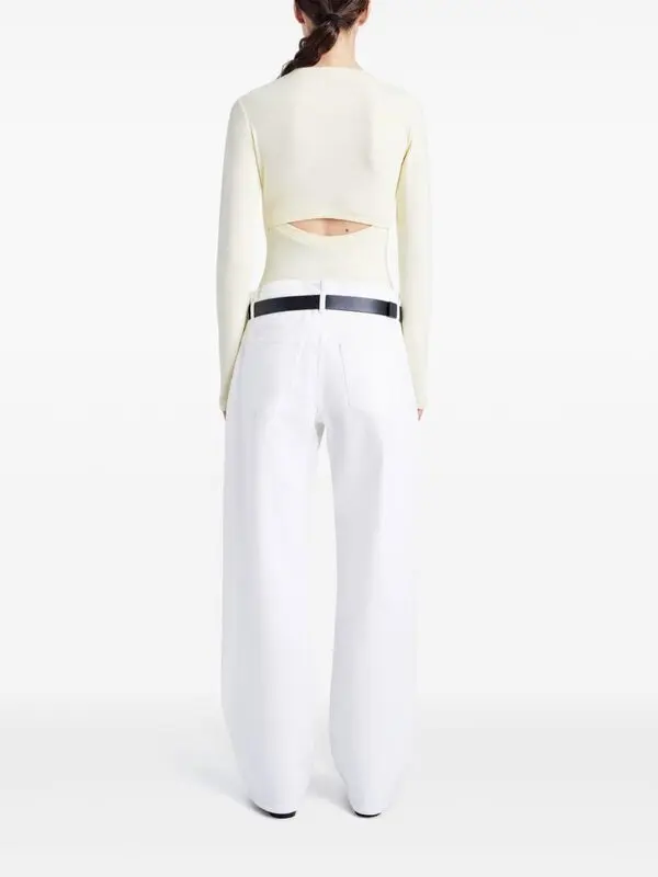 Proenza Schouler White Label Delaney Bodysuit - Yellow