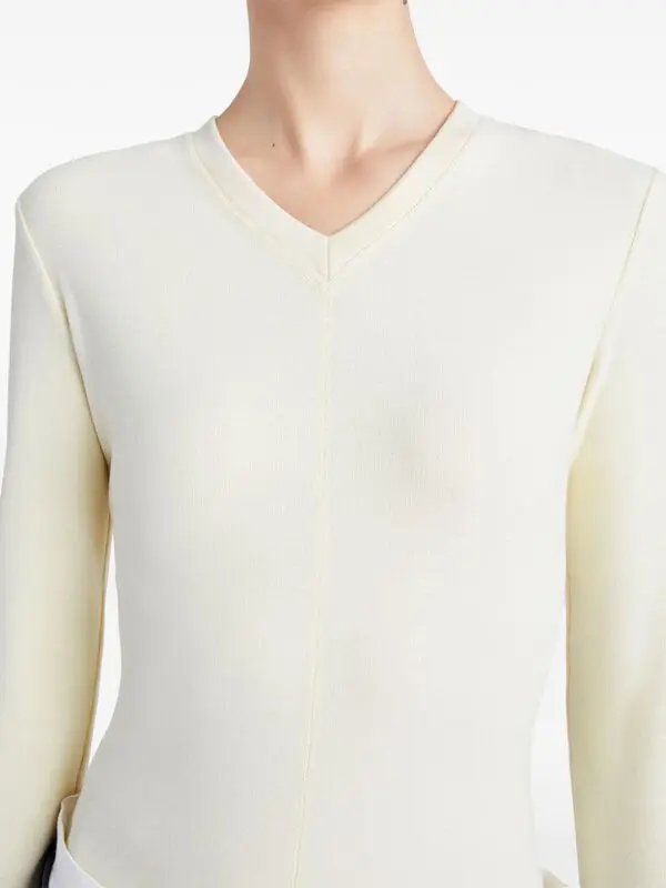 Proenza Schouler White Label Delaney Bodysuit - Yellow