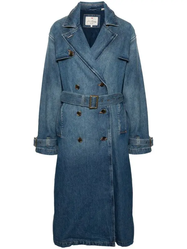 LEVI'S Cotton Trench Coat - Blue