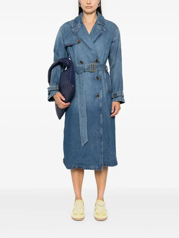 LEVI'S Cotton Trench Coat - Blue