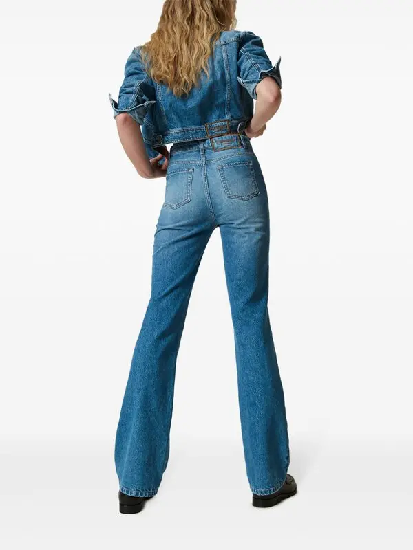 TWINSET Five-pocket Flared Jeans