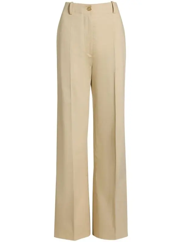 Patou Organic Cotton Flared Trousers