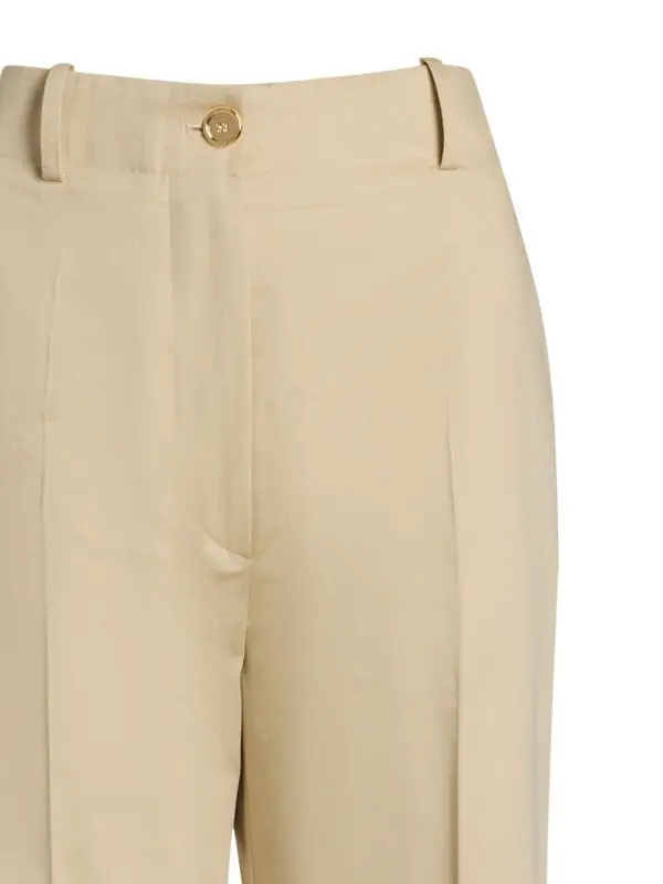 Patou Organic Cotton Flared Trousers