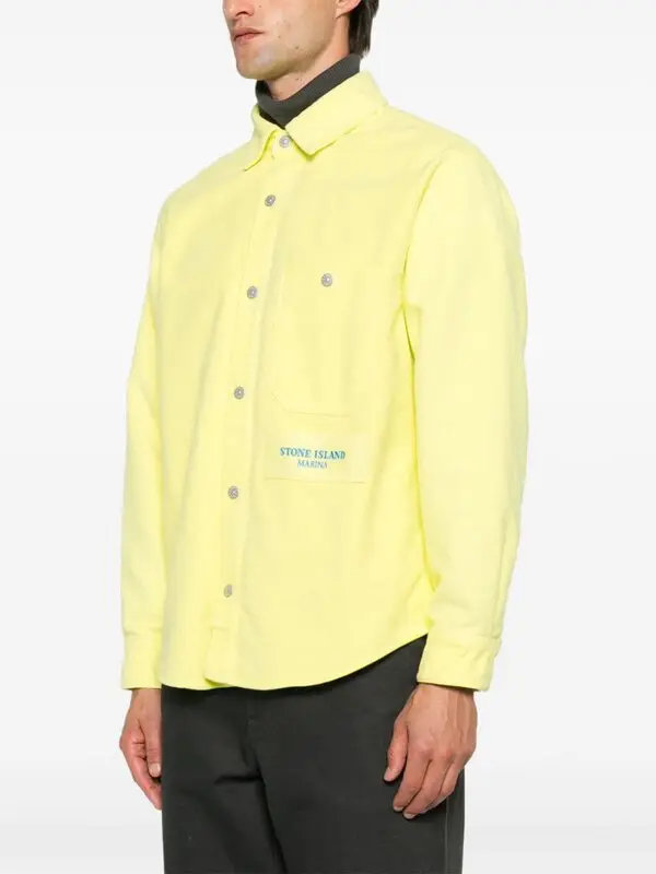 Stone Island Logo-embroidered Shirt