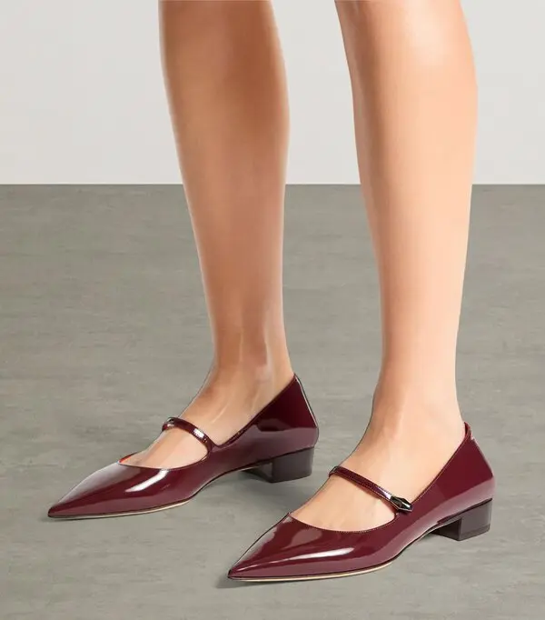 JIMMY CHOO Carolyn 25 Patent Leather Pumps