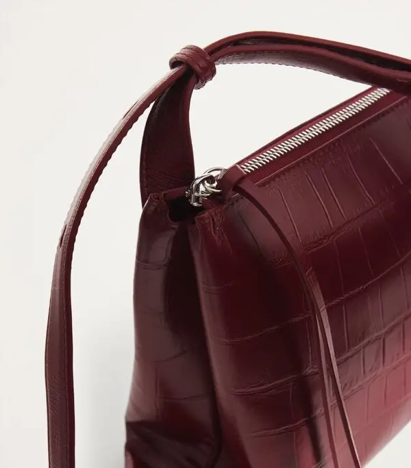JIL SANDER Medium Leather Empire Shoulder Bag